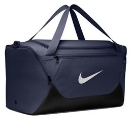 Sporttasche Nike "NK BRSLA S DUFF - X", midnight navy, schwarz, wei&szlig;, Obermaterial: 100% Polyester, Taschen Sporttasche, mit bel&uuml;ftetem Seitenfach, mit Rei&szlig;verschlusstasche vorne