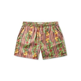 Shorts PAS DE MONACO "Pas De Monaco FRUITS CUBAN SHORTS", Herren, Gr. L, US-Gr&ouml;&szlig;en, fruits, 100% Polyester, normal, Hosen Shorts