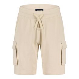 Shorts Blue Seven "Blue Seven Jogginghose", Jungen, Gr. 140, 0470, kiesel, 100% Baumwolle, relaxed fit, Hosen Shorts