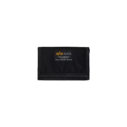 Geldb&ouml;rse Alpha Industries "Crew Wallet II", Kinder, schwarz, Obermaterial: 100% Nylon; Futter: 100% Nylon; F&uuml;llung: 100% Polyester, Kleinlederwaren