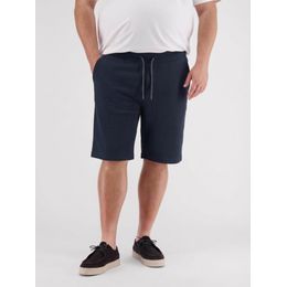 Shorts Lerros "Shorts mit Kordelzug in Jerseyqualit&auml;t, gro&szlig;e Gr&ouml;&szlig;en", Herren, Gr. 4XL, classic navy, 85% Baumwolle, 12% Polyester, 3% Elasthan, Hosen Shorts