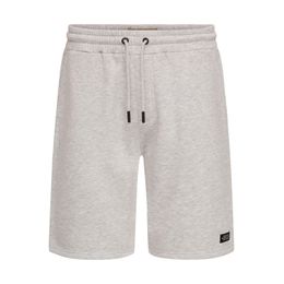 Sweatshorts Blend "Sweatshorts BHDowntown", Herren, Gr. XL, N-Gr, gelb (limestone melange), Obermaterial: 50% Baumwolle CO. 50% Polyester PES., Hosen Sweatshorts