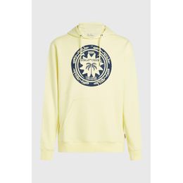 O`Neill Kapuzensweatshirt O'NEILL "O'NEILL MUSTHAVE GRAPHIC HOODIE", Herren, Gr. L (52), wei&szlig;, neutral, Obermaterial: 60% Baumwolle, 40% Polyester, Sweatshirts, normale Passform, mit dreiteiliger Kapuze, mit wasserbasiertem Print
