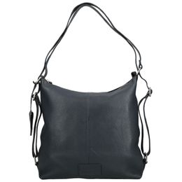 Umh&auml;ngetasche Burkely "Burkely Taschen Leder", Damen, Gr. onesize, blau, Leder, Taschen Umh&auml;ngetasche