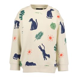 Sweater Blue Seven "Blue Seven Sweatshirt", Jungen, Gr. 134, 0200, stein, 100% Baumwolle, normal normal, Rundhals, gerader Abschluss, Sweatshirts Sweater