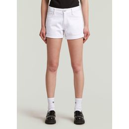 G-Star Raw Shorts G-STAR "Judee Boyfriend Shorts", Damen, Gr. 24, paper wei&szlig; gd, Obermaterial: 75% Baumwolle, 25% Baumwolle, Hosen Shorts