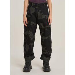 G-Star Raw Wirkhose G-STAR "Cargohose 3D Boyfriend", Damen, Gr. 28, asfalt, carbon ao, Obermaterial: 97% Baumwolle, 3% Elasthan, Hosen
