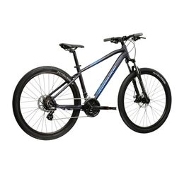 Mountainbike KROSS "Hardtail 27,5" Hexagon 2.0 blau 21 G&auml;nge" Gr. 43, blau, schwarz, Fahrr&auml;der, Herren, 43cm, 27,5 Zoll (69,85cm) hinten: 27,5 Zoll (69,85cm), KROSS Mountainbike Hardtail 27,5" Hexagon 2.0 blau 21 G&auml;nge
