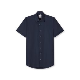 OLYMP Herren Businesshemd "OLYMP Level Five, Body Fit, New York Kent", blau, Gr. 43, 97% Baumwolle, 3% Elastolefin, Hemden