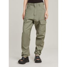 G-Star Raw Wirkhose G-STAR "Cargohose 3D Boyfriend", Damen, Gr. 24, shamrock, Obermaterial: 100% Baumwolle, Hosen