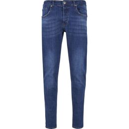 Bequeme Jeans 2Y Premium "2Y Premium Herren 2Y Tapered Fit Jeans", Damen, Gr. 30, Normalgr&ouml;&szlig;en, blau, 97% Baumwolle, 3% Elasthan, unifarben, Jeans