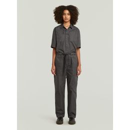 G-Star Raw Jumpsuit G-STAR "Army Jumpsuit", Damen, Gr. L, Normalgr&ouml;&szlig;en, india ink gd, Obermaterial: 70% Baumwolle, 30% Baumwolle, Overalls Jumpsuit