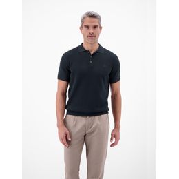 Poloshirt Lerros "Unifarbenes Poloshirt in Strukturqualit&auml;t", Herren, Gr. M, classic navy, 100% Baumwolle, ohne Ausschnitt, Shirts