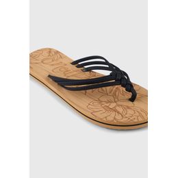 O`Neill Zehentrenner O'NEILL "DITSY SANDALS", Damen, Gr. 39, schwarz out, Synthetik, Schuhe Zehentrenner, sportlicher Stil, Sommerschuh, Sandale und Schlappen