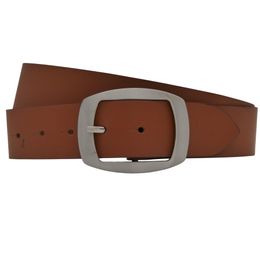 Lederg&uuml;rtel AnnaMatoni "AnnaMatoni Damen Lederg&uuml;rtel Basic G&uuml;rtel 3cm breit echt Leder", Damen, Gr. TW85 - 100cm Gesamtl&auml;nge, cognac 640, 100% Leder, G&uuml;rtel Lederg&uuml;rtel