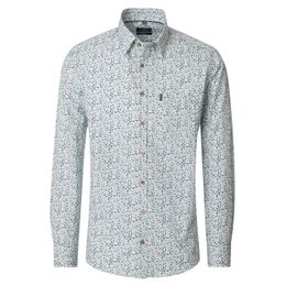 Langarmhemd Casamoda "Casamoda Freizeithemd Print", Herren, Gr. XL, Normalgr&ouml;&szlig;en, mint, 100% Baumwolle, bedruckt, comfort fit, Hemden