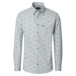 Langarmhemd Casamoda "Casamoda Freizeithemd Print", Herren, Gr. 4XL, Normalgr&ouml;&szlig;en, mint, 100% Baumwolle, bedruckt, comfort fit, Hemden
