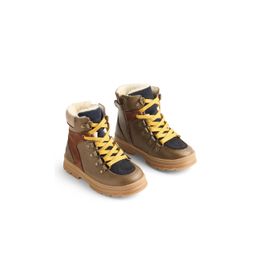 Wheat M&auml;dchen Stiefel "Wheat Winterboot Toni Hiker Tex", Gr. 25gr&uuml;n, Leder, Schuhe