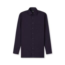 Businesshemd OLYMP "OLYMP Luxor, modern fit, New Kent", Herren, Gr. 41, Normaler Arm, aubergine, 100% Baumwolle, Hemden