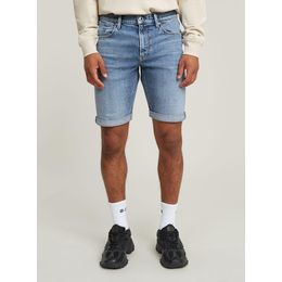 G-Star Raw Shorts G-STAR "Mosa Shorts", Herren, Gr. 26, faded sea point blau, Obermaterial: 94% Baumwolle, 5% Elastomultiester, 1% Elasthan, Hosen Shorts