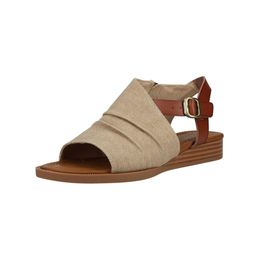 Schaftsandalette Blowfish "Blowfish Sandalen Textil", Damen, Gr. 37, natur, Textil, Schuhe