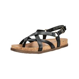 Zehentrenner Blowfish "Blowfish Sandalen Lederimitat", Damen, Gr. 39, schwarz, Lederimitat, Schuhe Zehentrenner