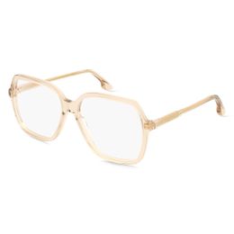 Victoria Beckham VB2650 Brille Damen | Fassung: Vollrand, Quadratisch, Beige Transparent