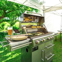ZUNDA Gasgrill MGG-442 Master mit Backburner
