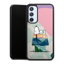 DeinDesign Galaxy A54 5G Handy Gallery Case Handyh&uuml;lle 9H Geh&auml;rtetes Glas R&uuml;ckseite H&uuml;lle Official Licensed Product Peanuts Snoopy Gallery Case