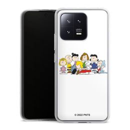 DeinDesign Xiaomi 13 Handy Silikon H&uuml;lle Case transparent Handyh&uuml;lle Merchandise Peanuts Kindheit Silikon Case