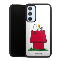 DeinDesign Galaxy A54 5G Handy Gallery Case Handyh&uuml;lle 9H Geh&auml;rtetes Glas R&uuml;ckseite H&uuml;lle Snoopy Peanuts Official Licensed Product Gallery Case