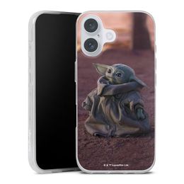 DeinDesign iPhone 16 Plus Handy Silikon H&uuml;lle Case transparent Handyh&uuml;lle The Child Star Wars Baby Yoda Silikon Case