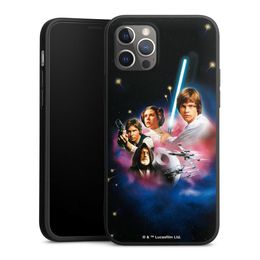 DeinDesign iPhone 12 Pro Handy Premium Silikon H&uuml;lle Handyh&uuml;lle schwarz Case Star Wars Lightsaber Merchandise Silikon Premium Case