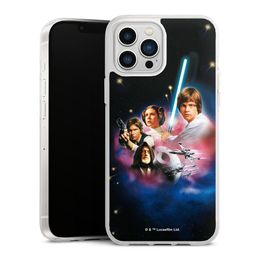DeinDesign iPhone 13 Pro Max Handy Silikon H&uuml;lle Case transparent Handyh&uuml;lle Star Wars Lightsaber Merchandise Silikon Case