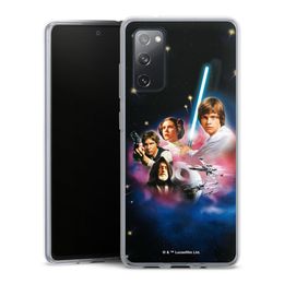 DeinDesign Galaxy S20 FE Handy Silikon H&uuml;lle Case transparent Handyh&uuml;lle Lightsaber Star Wars Merchandise Silikon Case