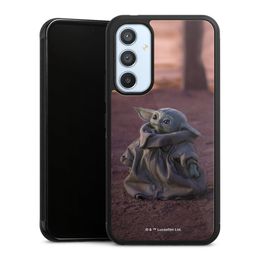 DeinDesign Galaxy A54 5G Handy Gallery Case Handyh&uuml;lle 9H Geh&auml;rtetes Glas R&uuml;ckseite H&uuml;lle The Child Star Wars Baby Yoda Gallery Case