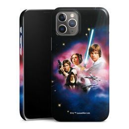 DeinDesign iPhone 12 Pro Handy Premium Case Smartphone Handyh&uuml;lle Schutzh&uuml;lle gl&auml;nzend Star Wars Lightsaber Merchandise Premium Case