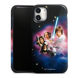 DeinDesign iPhone 11 Handy Panzer Handyh&uuml;lle robuste Outdoor H&uuml;lle Schutzh&uuml;lle gl&auml;nzend Lightsaber Star Wars Merchandise Tough Case