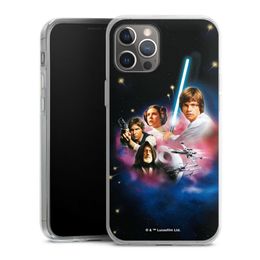 DeinDesign iPhone 12 Pro Max Handy Silikon H&uuml;lle Case transparent Handyh&uuml;lle Star Wars Lightsaber Merchandise Silikon Case