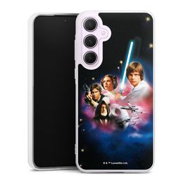 DeinDesign Galaxy A55 5G Handy Silikon H&uuml;lle Case transparent Handyh&uuml;lle Star Wars Lightsaber Merchandise Silikon Case