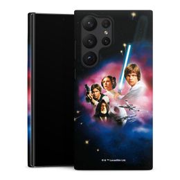 DeinDesign Galaxy S23 Ultra Handy Premium Case Smartphone Handyh&uuml;lle Schutzh&uuml;lle matt Star Wars Lightsaber Merchandise Premium Case