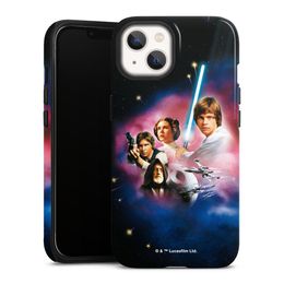DeinDesign iPhone 13 Handy Panzer Handyh&uuml;lle robuste Outdoor H&uuml;lle Schutzh&uuml;lle gl&auml;nzend Star Wars Lightsaber Merchandise Tough Case