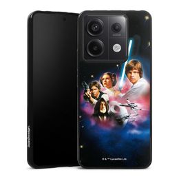 DeinDesign Xiaomi Redmi Note 13 Pro 5G Handy Silikon H&uuml;lle Case schwarz Handyh&uuml;lle Star Wars Lightsaber Merchandise