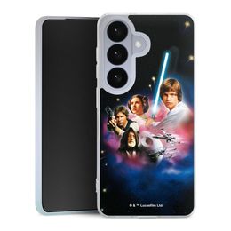 DeinDesign Galaxy S26 Handy Slim Case Silikon Handyh&uuml;lle transparent H&uuml;lle extra d&uuml;nn Star Wars Lightsaber Merchandise Silikon Slim Case