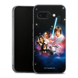 DeinDesign Google Pixel 9a Handy Silikon H&uuml;lle Case transparent Handyh&uuml;lle Star Wars Lightsaber Merchandise Silikon Case