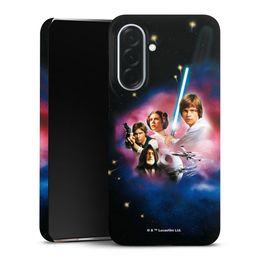DeinDesign Galaxy A36 5G Handy Premium Case Smartphone Handyh&uuml;lle Schutzh&uuml;lle matt Star Wars Lightsaber Merchandise Premium Case