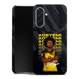 DeinDesign Galaxy A36 5G Handy Premium Case Smartphone Handyh&uuml;lle Schutzh&uuml;lle matt Bvb Borussia Dortmund Karim Adeyemi Premium Case