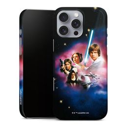 DeinDesign iPhone 16 Pro Max Handy Premium Case Smartphone Handyh&uuml;lle Schutzh&uuml;lle gl&auml;nzend Star Wars Lightsaber Merchandise Premium Case