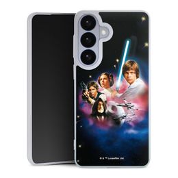 DeinDesign Galaxy S26+ Handy Slim Case Silikon Handyh&uuml;lle transparent H&uuml;lle extra d&uuml;nn Star Wars Lightsaber Merchandise Silikon Slim Case