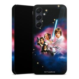 DeinDesign Galaxy A55 5G Handy Premium Case Smartphone Handyh&uuml;lle Schutzh&uuml;lle matt Star Wars Lightsaber Merchandise Premium Case